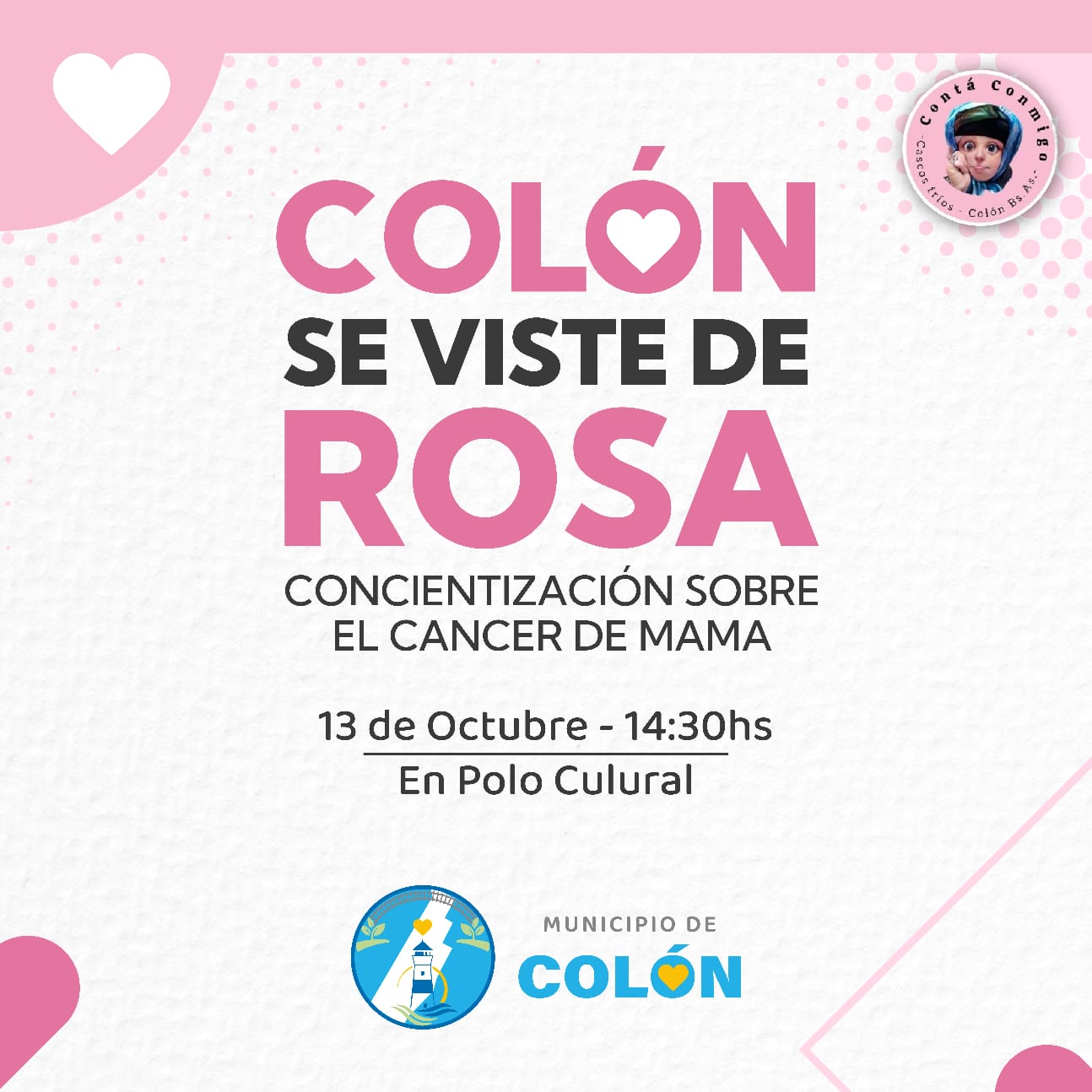Colón se viste de Rosa en otra oportunidad – Emisora Colón 90.1 MHz